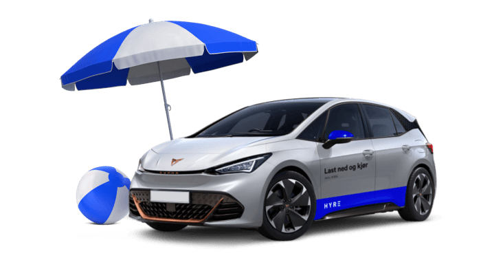 Access to rental cars in Oslo from 399,- per day